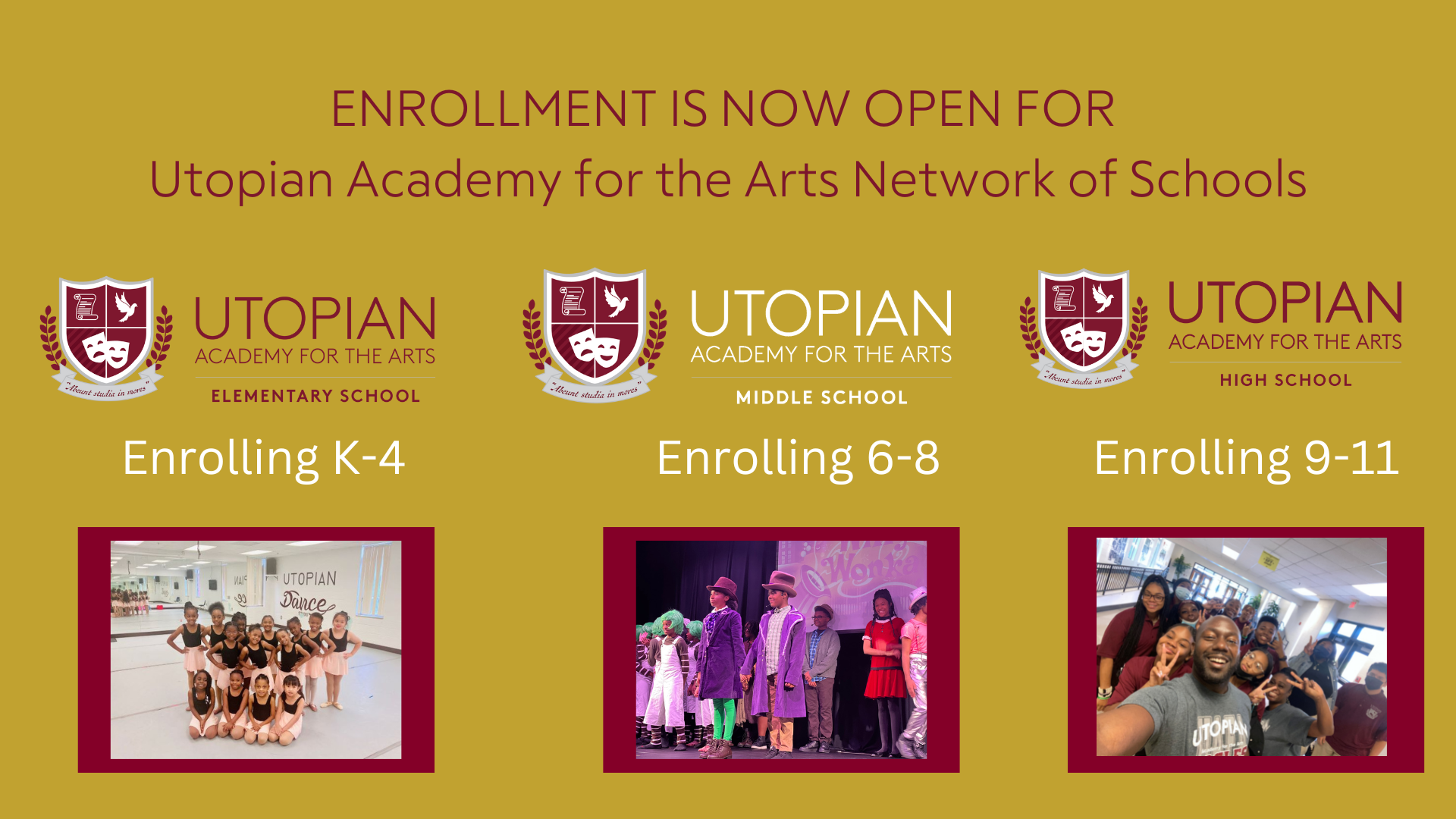 UTOPIAN CHARTER NETWORK 2022 – Utopian Academy for the Arts