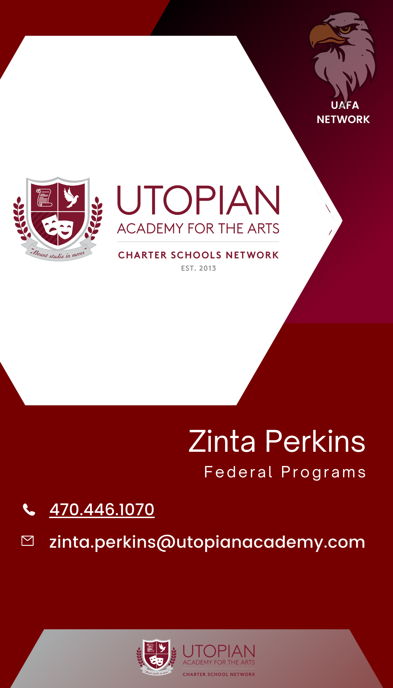 UAFA Leadership - Utopian Academy for the Arts